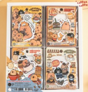 Cute Capybara Flake Sticker | panmomo.com