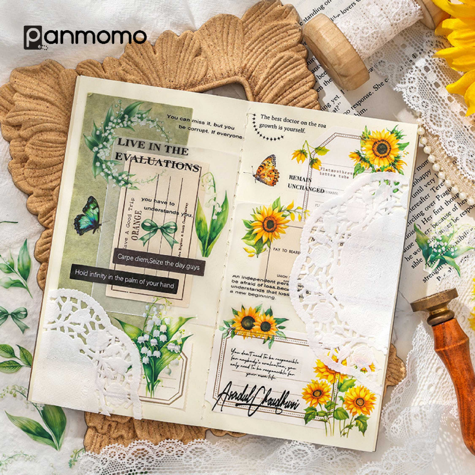 Estee Flower House Diary Deco Sticker | panmomo.com