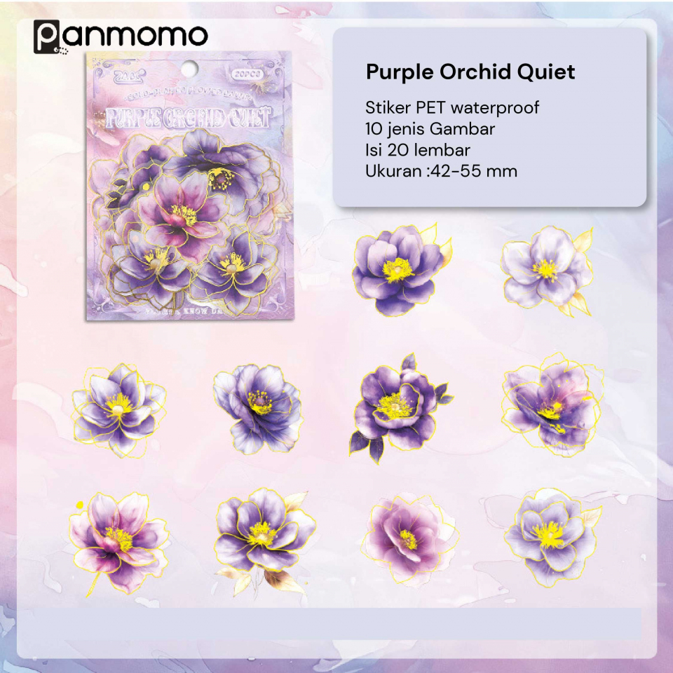 Eternal Bloom Diary Deco Sticker | panmomo.com