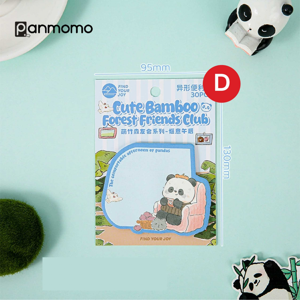 Forest Friends Sticky Notes | panmomo.com
