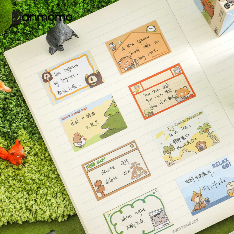 Lovely Island Pull Out Sticky Notes | panmomo.com
