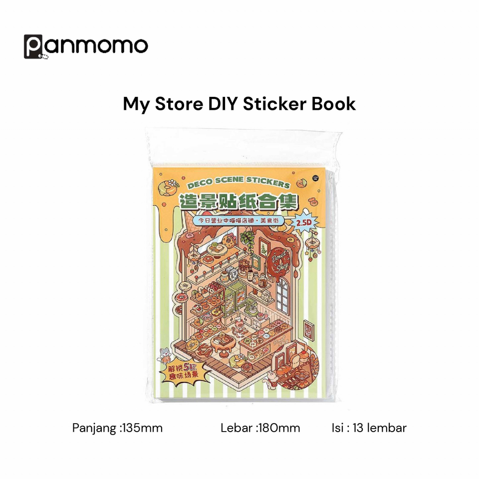 My Store DIY Sticker Book | panmomo.com
