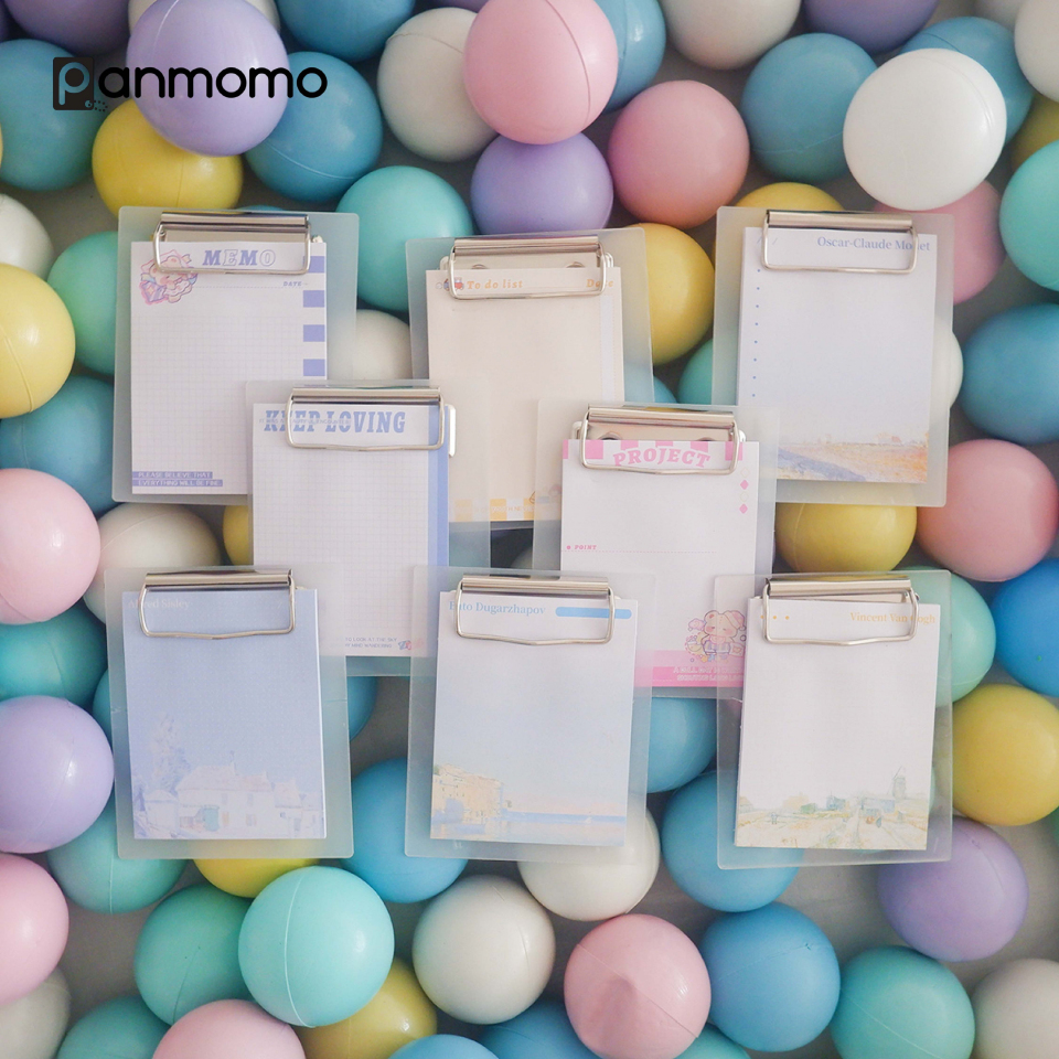Colorful Sticky Notes With Clipboard | panmomo.com