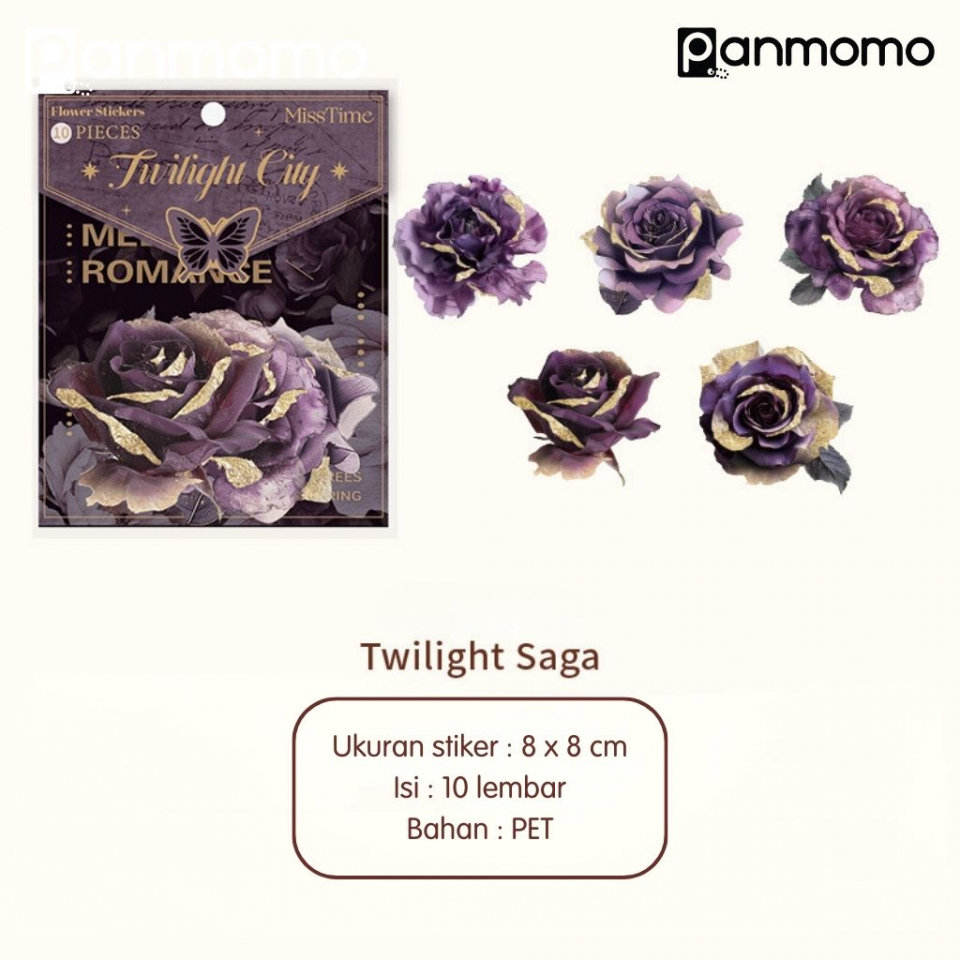 Retro Gothic Floral Sticker Pack | panmomo.com