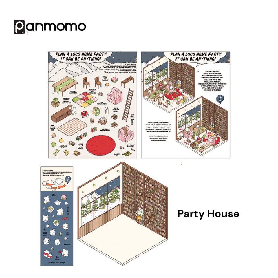 Small Shop DIY Sticker | panmomo.com