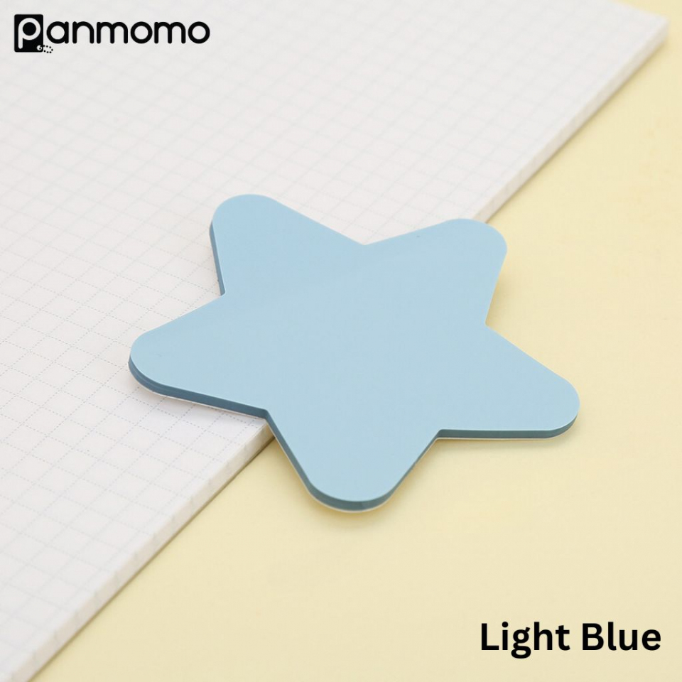 Star Shaped PET Sticky Notes | panmomo.com