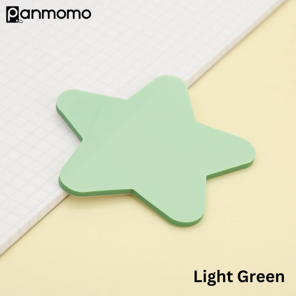 Star Shaped PET Sticky Notes | panmomo.com