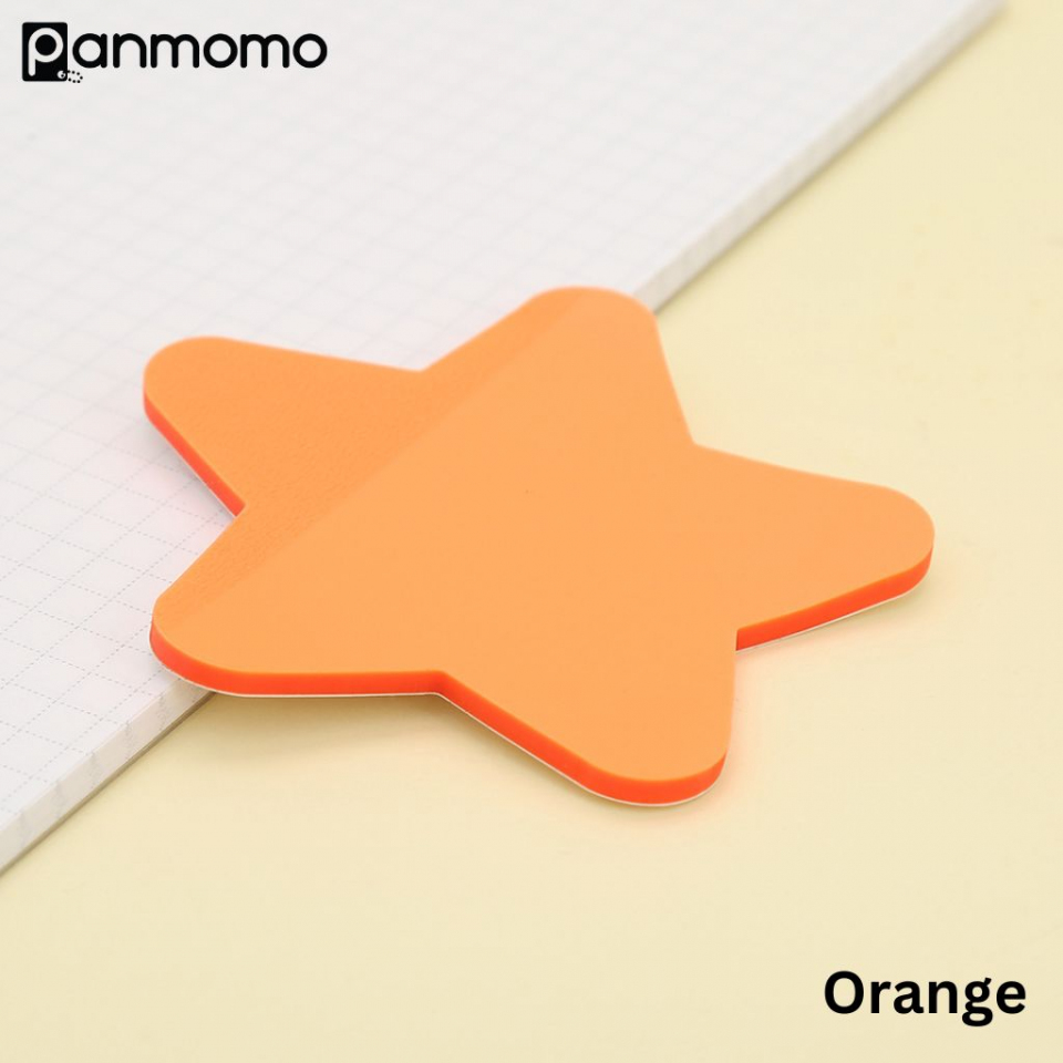 Star Shaped PET Sticky Notes | panmomo.com